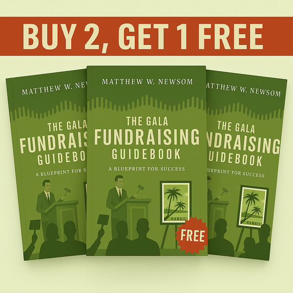 Buy 2, Get 1 FREE! The Gala Fundraising Guidebook - Team Pack of 3 Boo